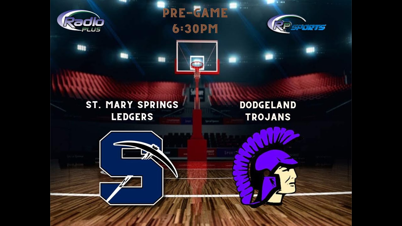 St. Mary Springs at Dodgeland (Boys BB Regional Level 1 Playoff) - YouTube