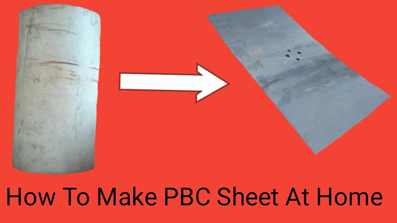 How To Make PBC Sheet At Home // Ghar per banaen PVC sheet - YouTube
