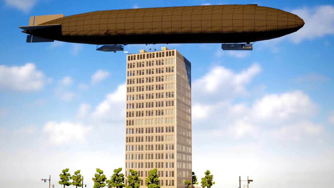 Blimp Vs Building - Teardown - YouTube