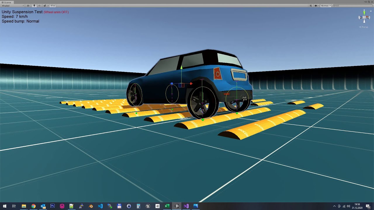 Unity - Vehicle Controller - Suspension - YouTube