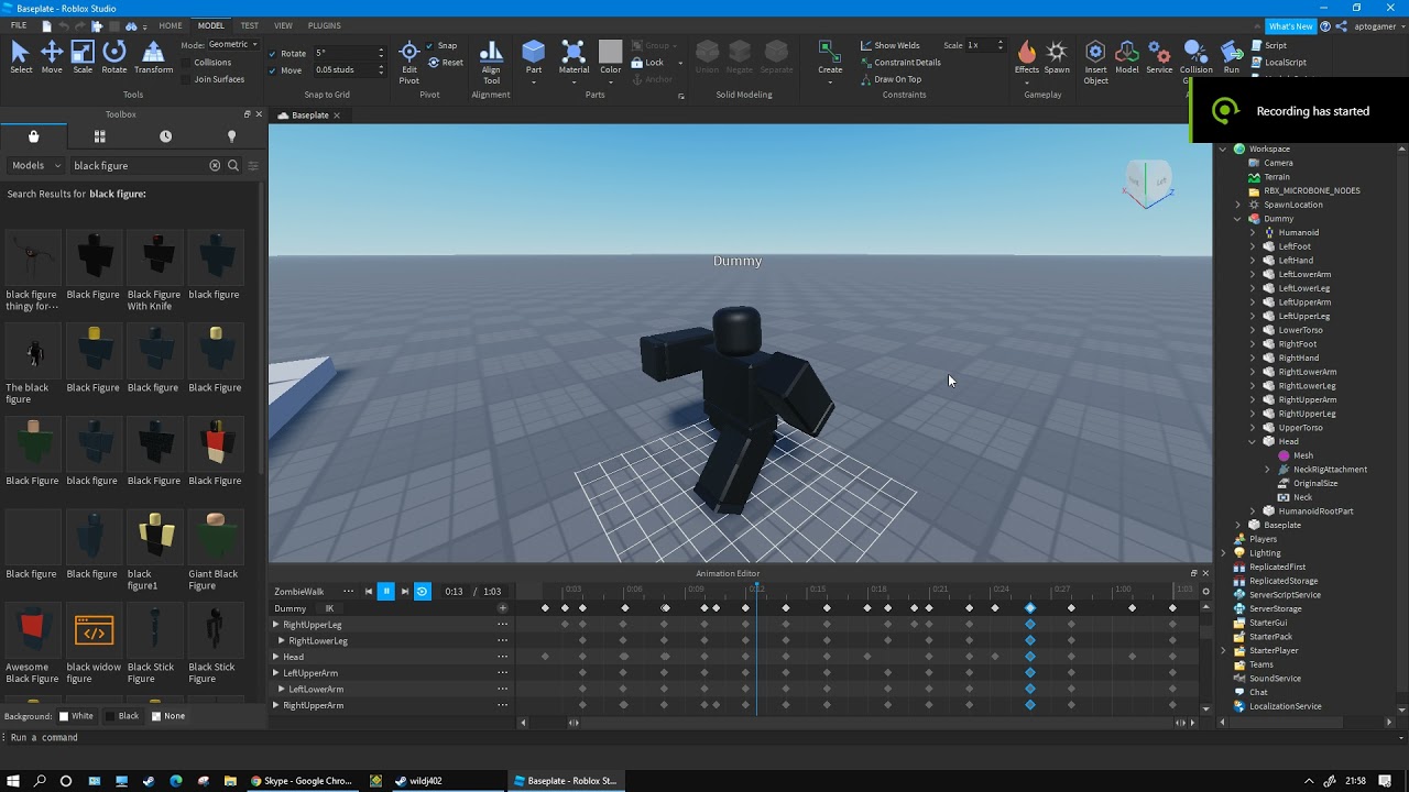 Creature Walk Cycle Roblox Animation - YouTube