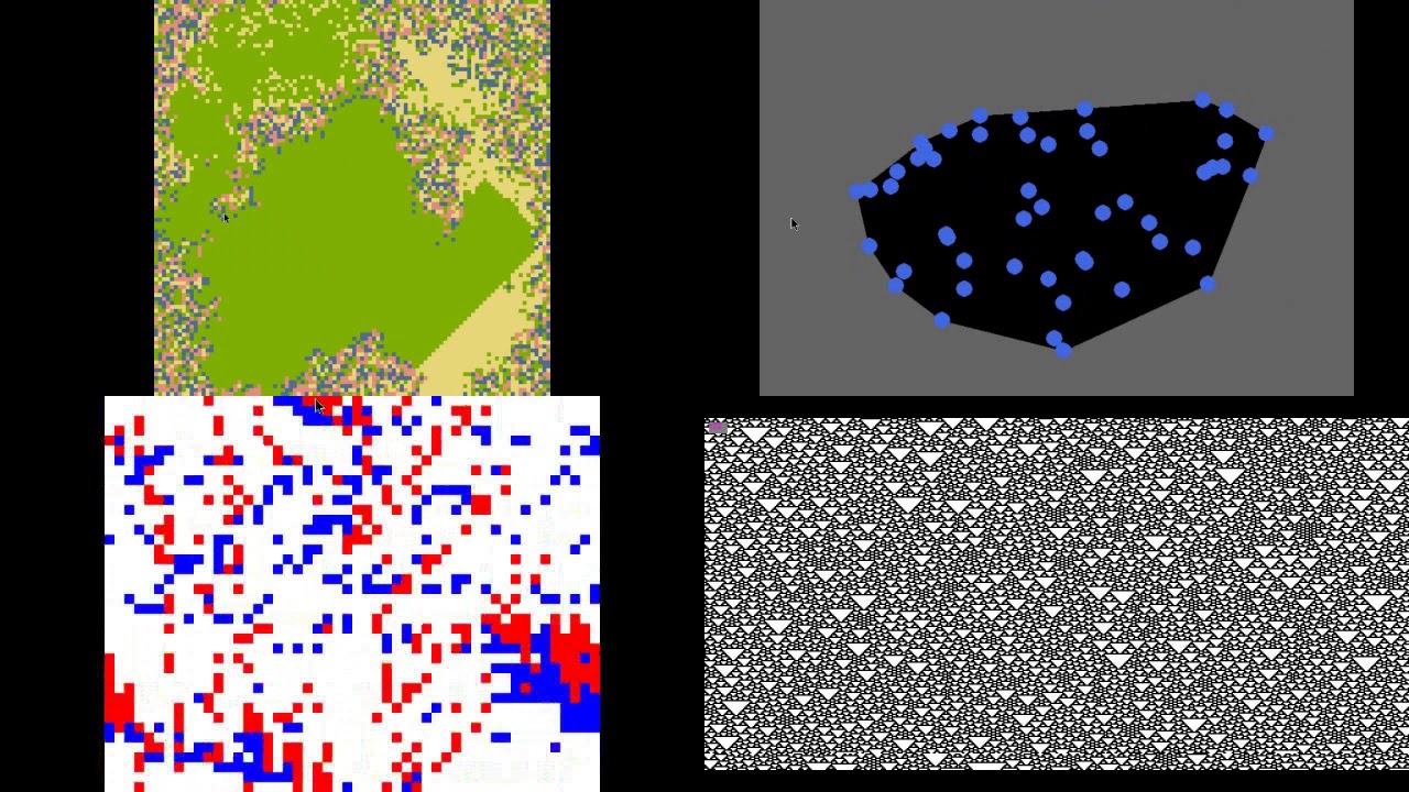Simple Simulations with PyGame - YouTube