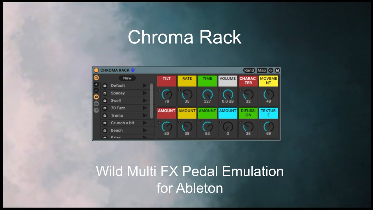 Chroma Rack | Multi Fx Emulation Rack for Ableton - YouTube