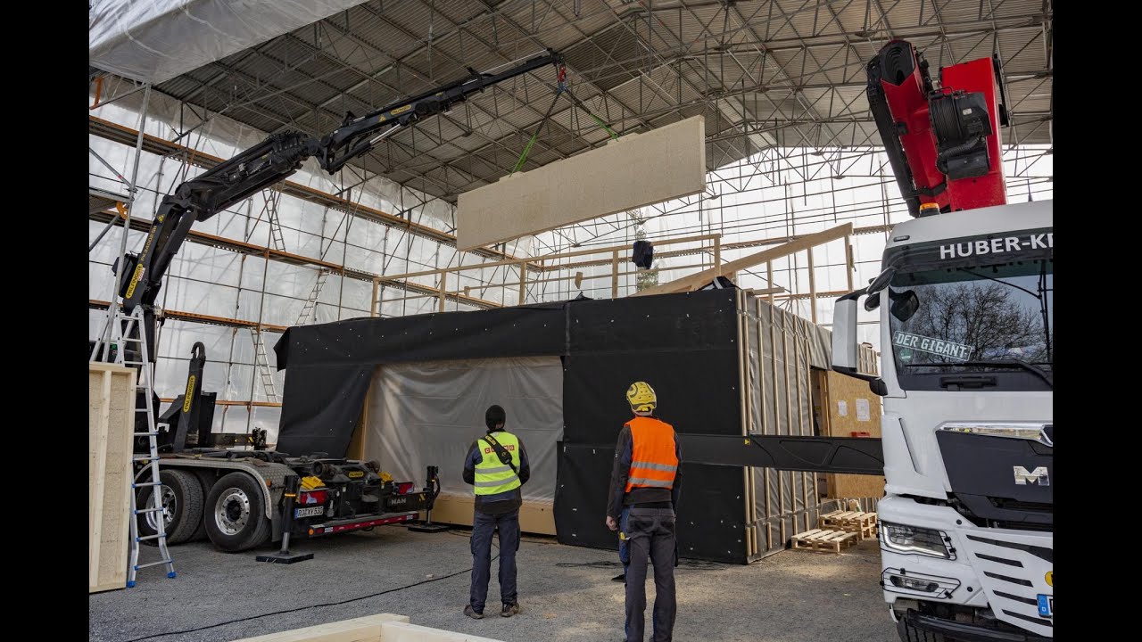 Time lapse video of the construction phase of our house demonstration ...