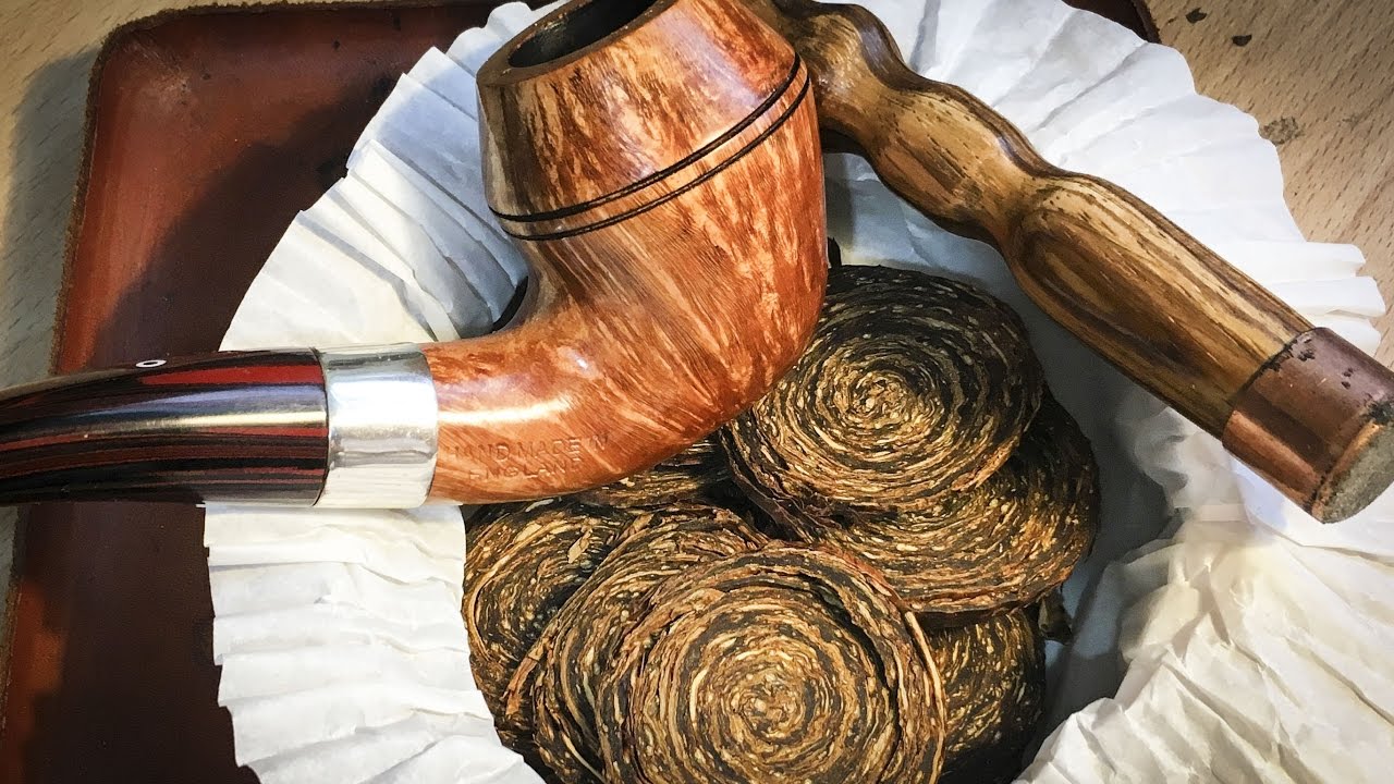 Escudo Navy De Luxe Pipe Tobacco in new Northern Briars birthday pipe ...