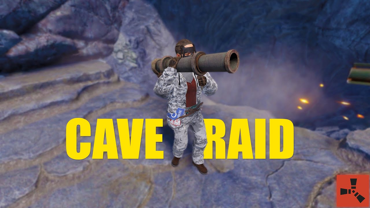 Rust - Raiding a Clan's Cave Base - YouTube