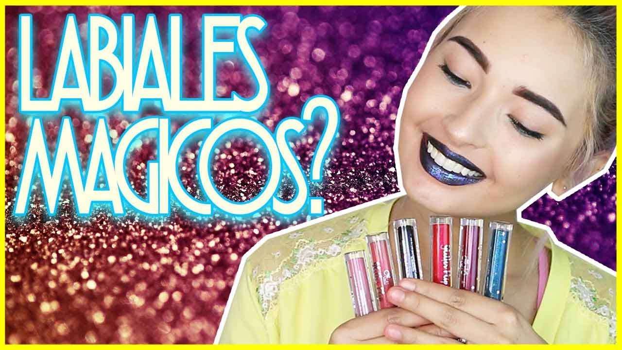 🌙 Labiales Magicos Se Transforman A Glitter! Funcionan? Ciate London ...