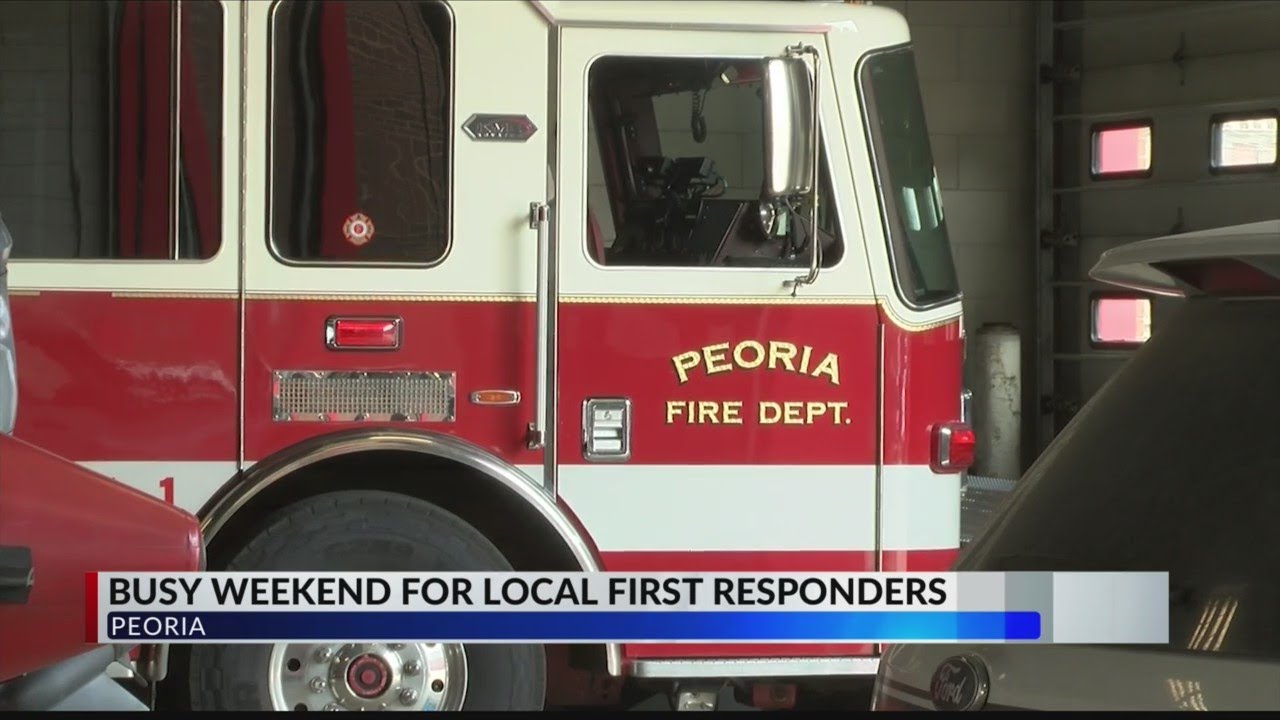 Peoria Fire Department responds to three major incidents - YouTube