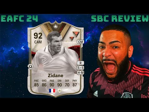 92 Dynasties Icon Zidane SBC Review! - FC 24 Ultimate Team - YouTube