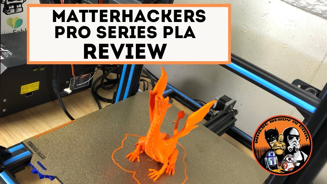 Filament Review: Matterhackers PRO Series PLA - YouTube