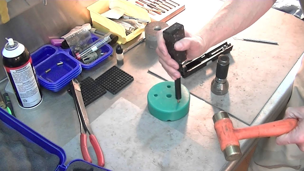 Removing a SQUIB from new MP9 barrel - YouTube