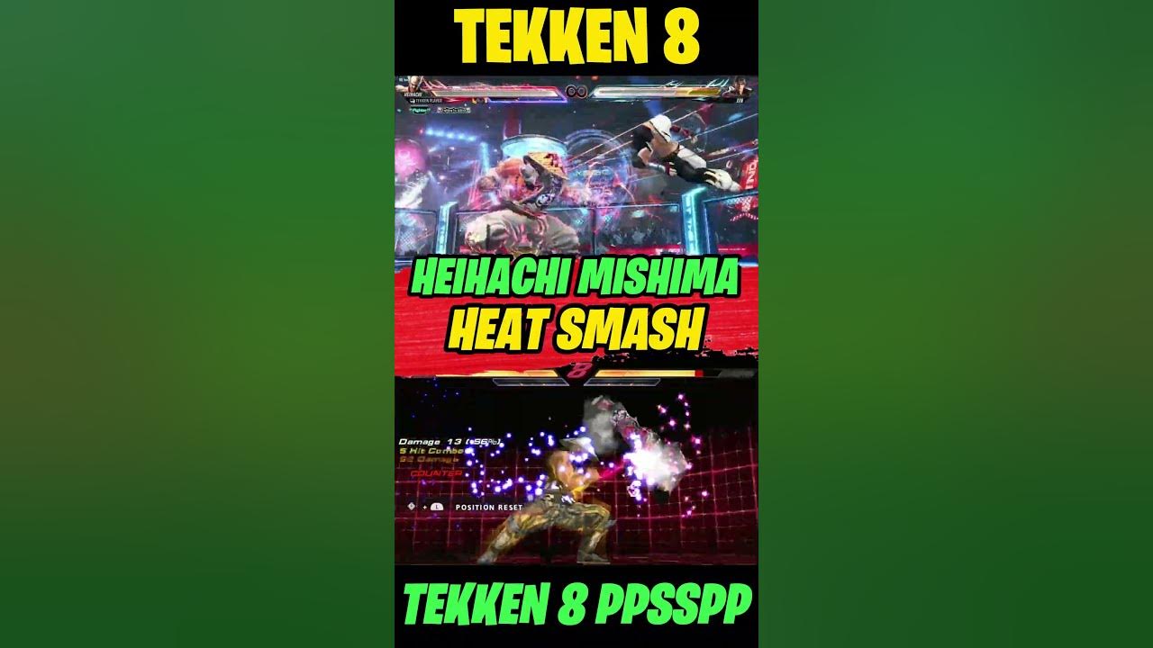 🥊 Heihachi Mishima Heat Smash TEKKEN 8 PPSSPP & PC 🥊 - YouTube