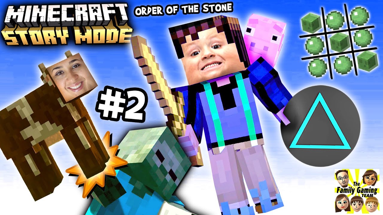 Lets Play Minecraft Story Mode #2: NO CHASE, No Triangles!!!! (Episode ...
