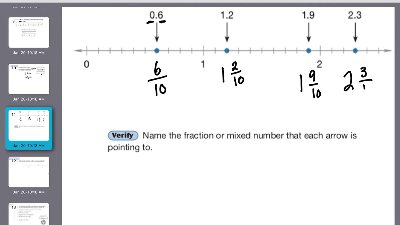 Lesson 66: Reading a Centimeter Scale - YouTube