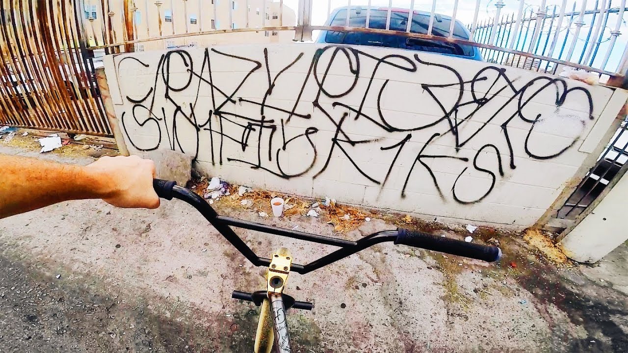 RIDING BMX IN LA COMPTON GANG ZONES 4 (CRIPS AND BLOODS) - YouTube
