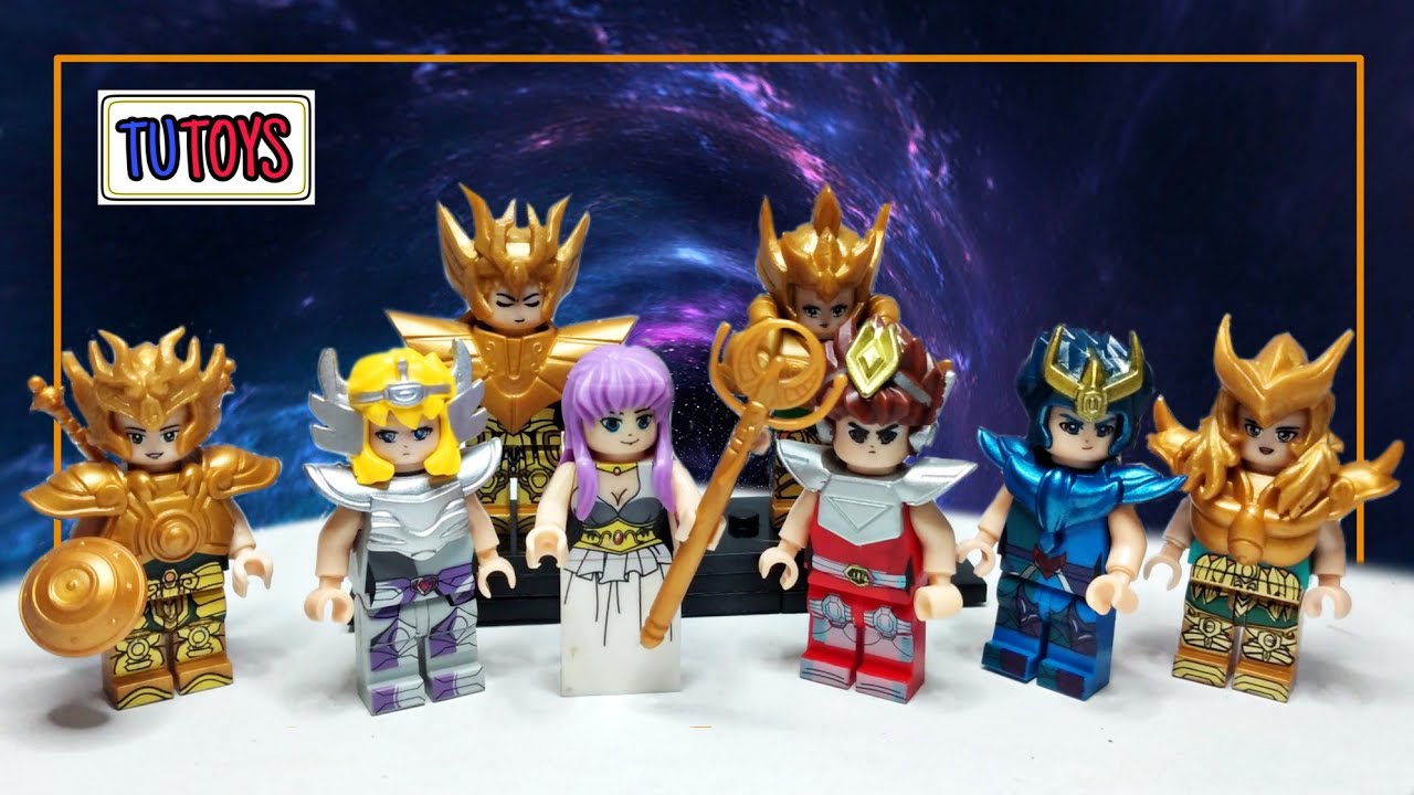 SAINT SEIYA : KNIGHTS OF THE ZODIAC LEGO KNOCK-OFF MINIFIGURES - YouTube