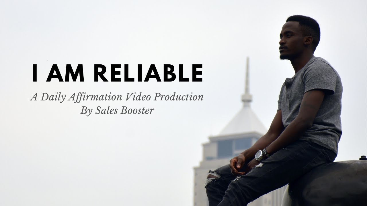 Daily Affirmation - I Am Reliable - YouTube