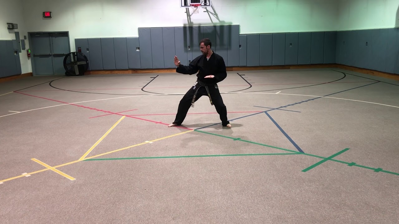 Dan Gun form Tae Kwon Do - YouTube