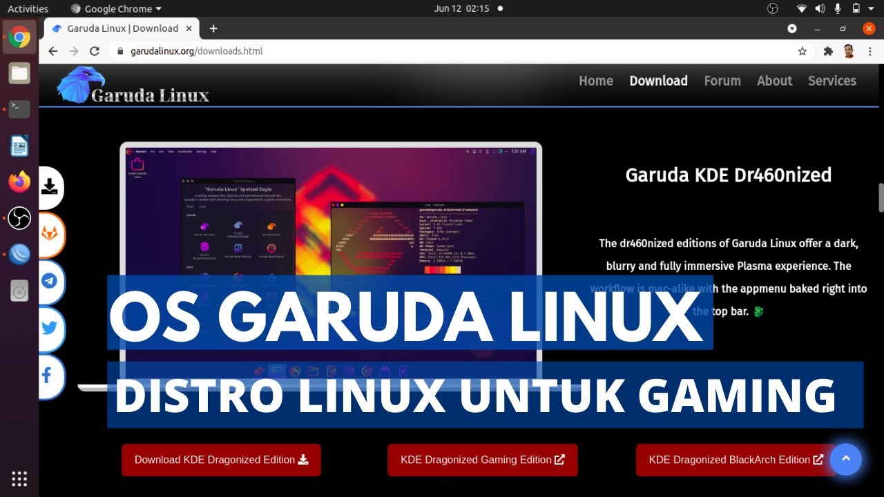 GARUDA LINUX REVIEW || DISTRO LINUX UNTUK GAME 2021 - YouTube