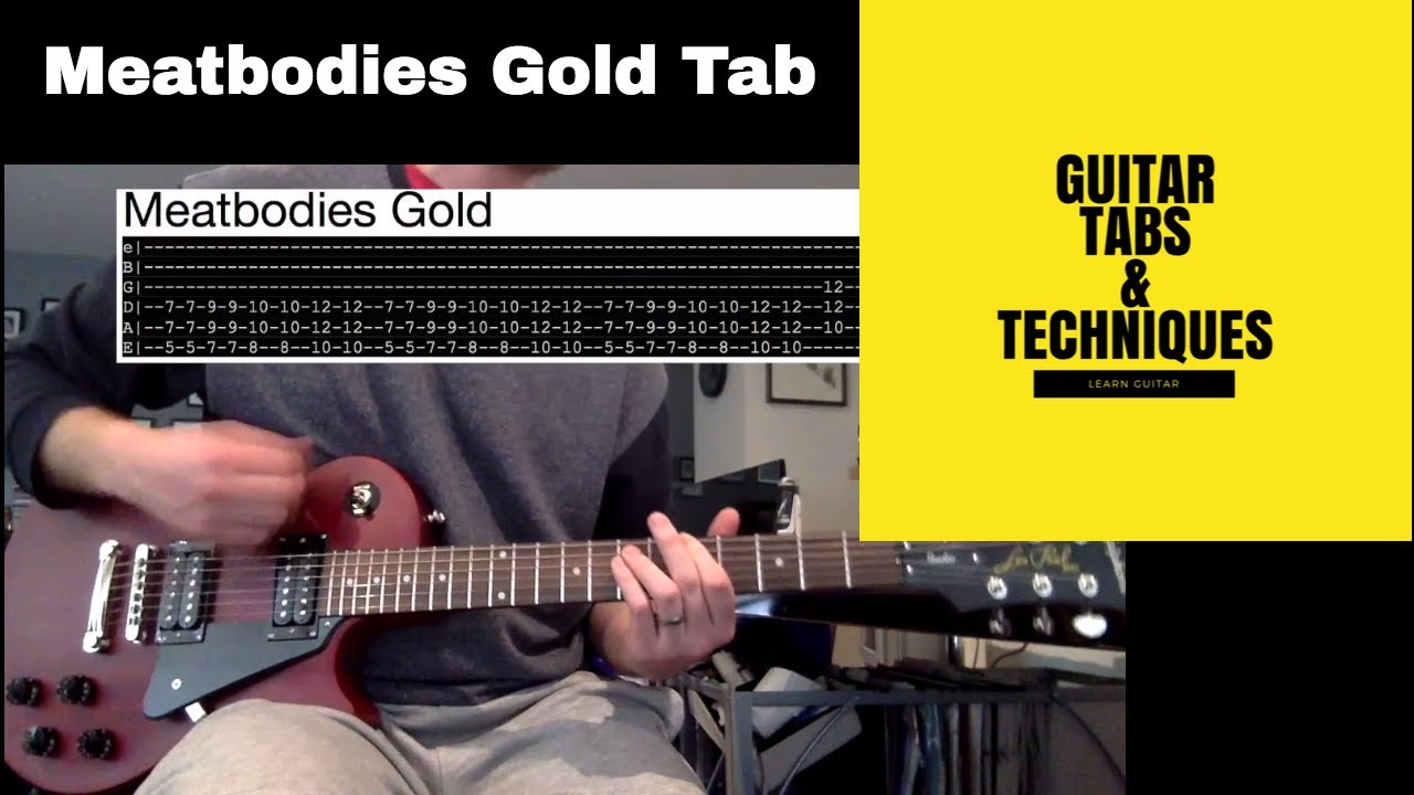 Meatbodies Gold Guitar Lesson Tutorial with Tabs - YouTube