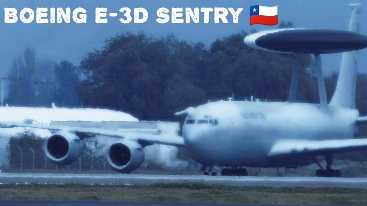 avión de alerta temprana E3D SENTRY @FuerzaAéreadeChile Fach - YouTube