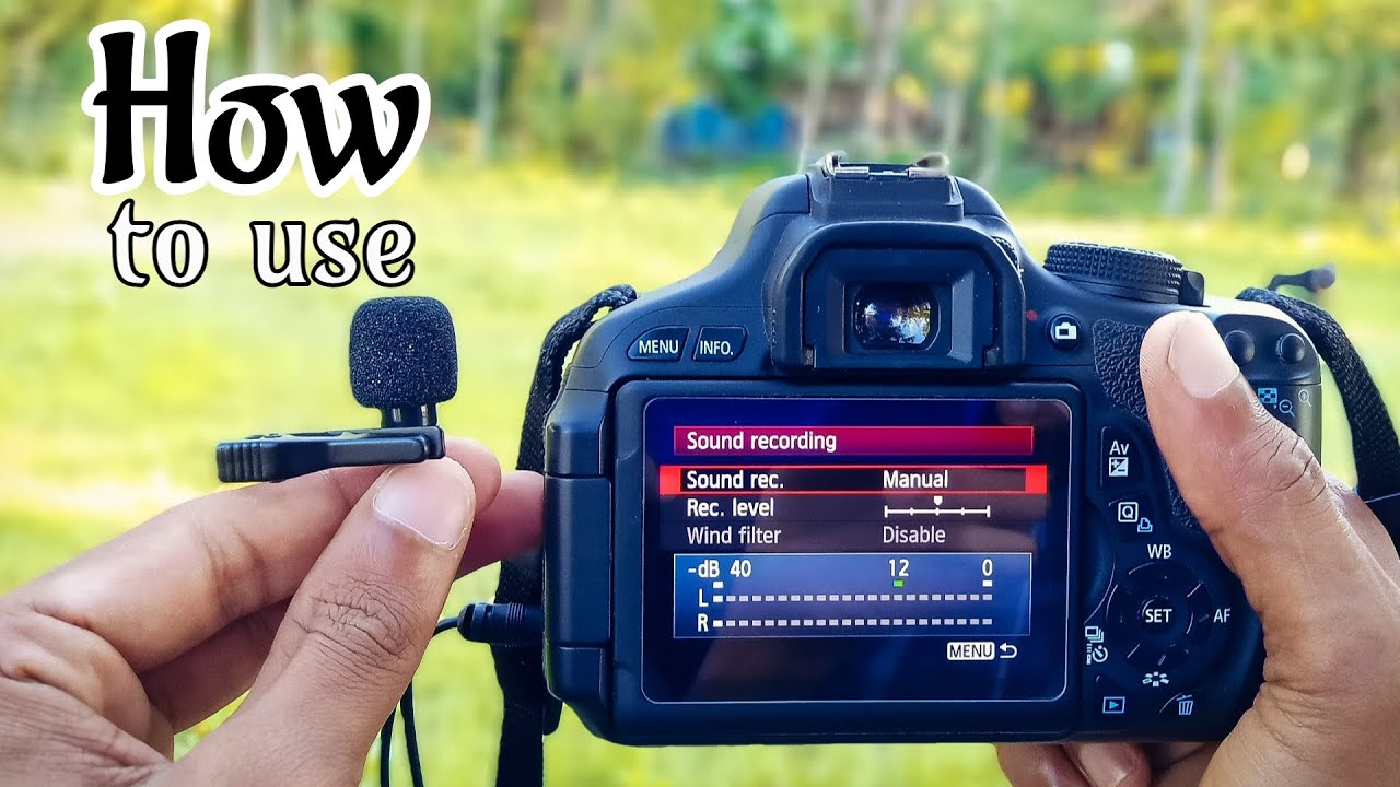 Use external microphone on your DSLR camera🔥🔥🔥DSLR ক্যামেরাতে কিভাবে ...