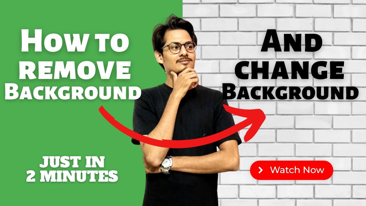 How to Remove & Change Background Image? - YouTube