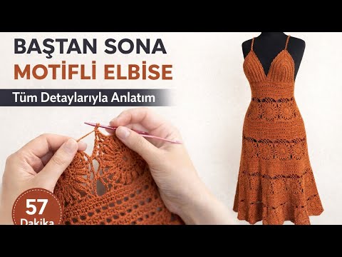 Baştan Sona Motifli Yazlık Elbise Yapımı | Tüm Detaylarıyla