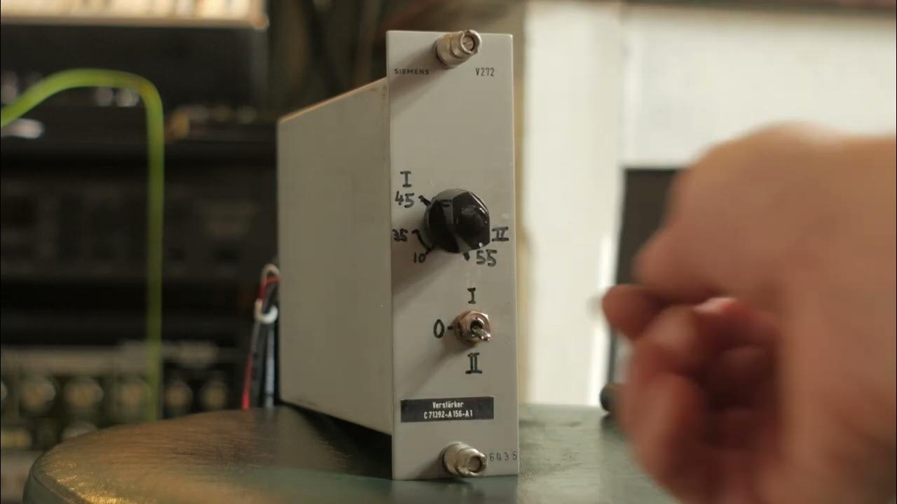 Technical audio demo Siemens V272 // with variable gain, frequency compensated :) - YouTube