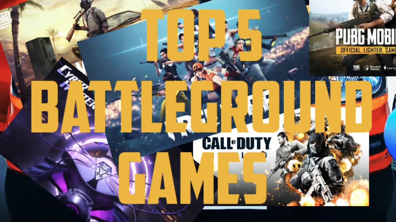 TOP 5 BATTLEGROUND GAMES FOR ANDROID AND IOS - YouTube