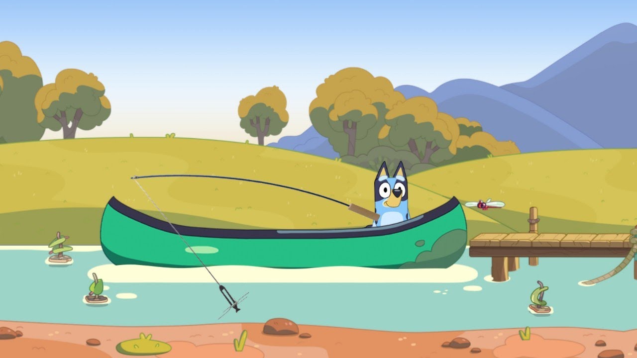 Bluey: Fishing - YouTube