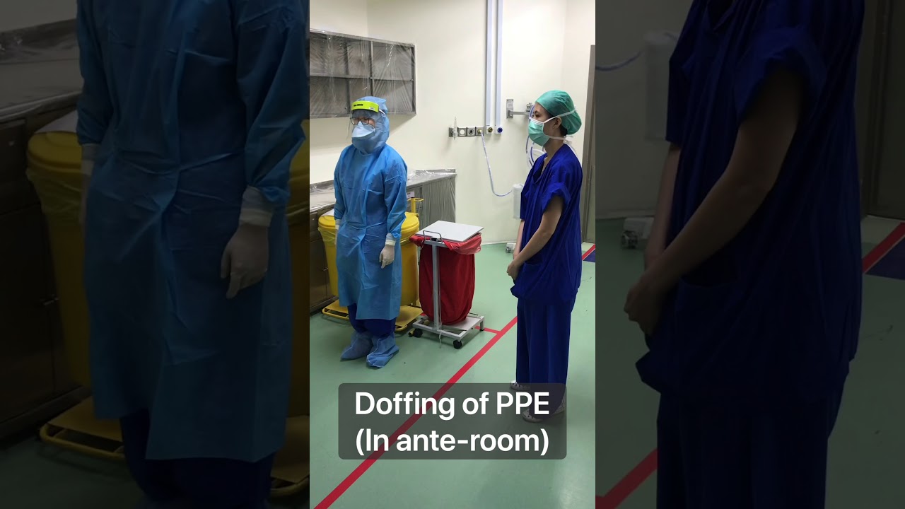009 Doffing of PPE (in ante-room) - YouTube