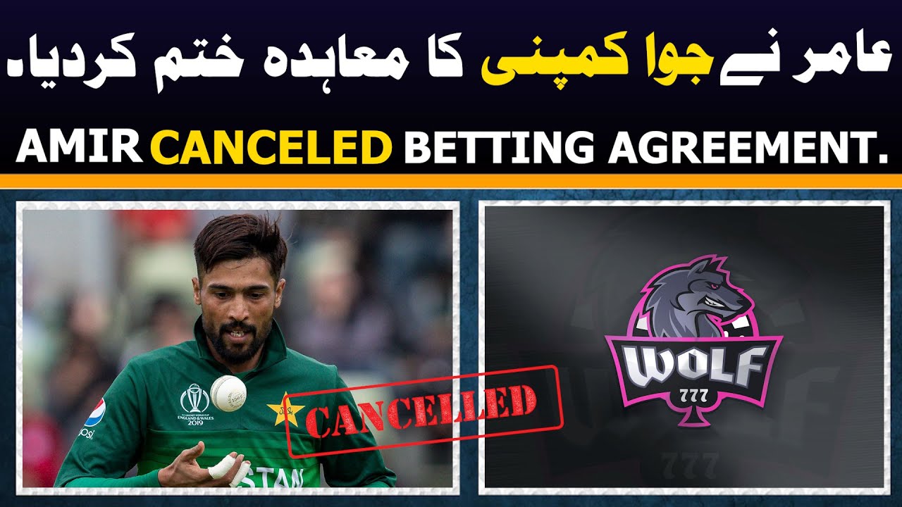 M Amir canceled betting company agreement | M Amir | Wolf777 cricket - YouTube