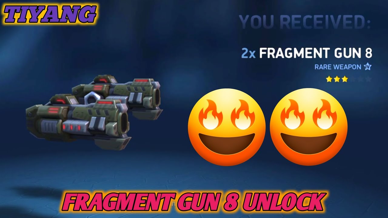 Finally Rare Weapon Fragment Gun 8 Unlock 🔓 | Fragment Gun 8 Gameplay ...