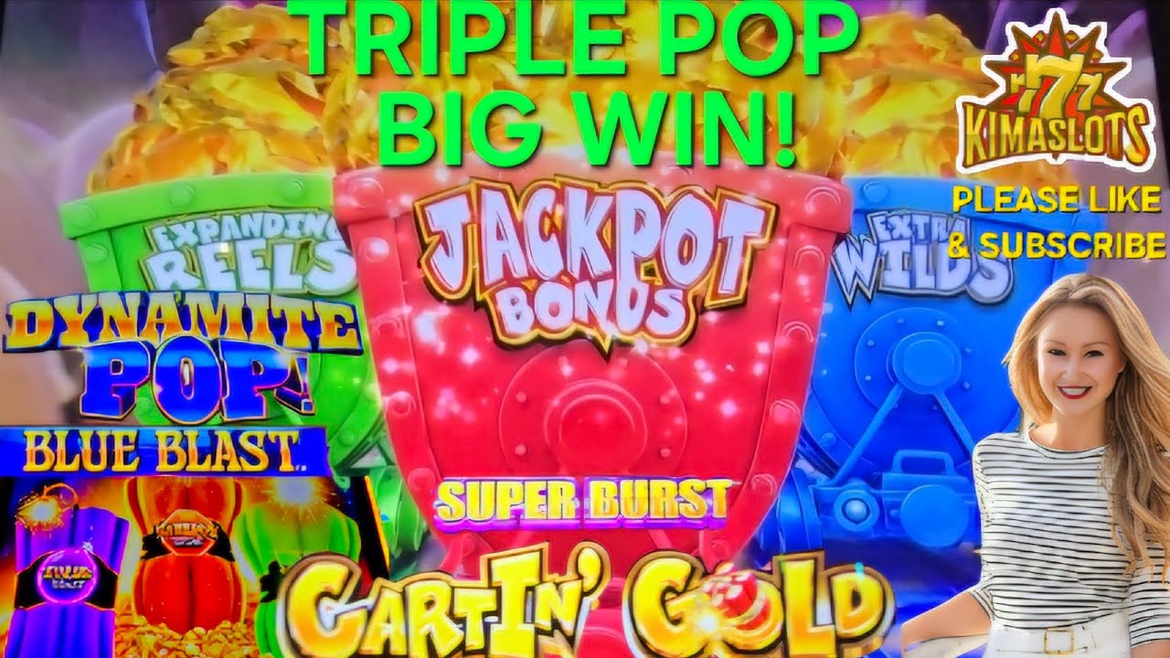 "DYNAMITE POP" & "CARTIN' GOLD" BIG WIN! ##soboba #casino #slotmachine ...
