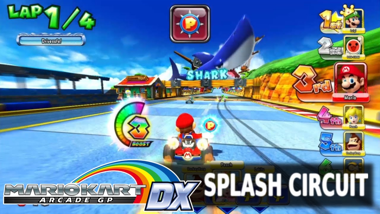 Mario Cup - Round 1 - Splash Circuit | Mario Kart Arcade GP DX | Ep. 5 ...