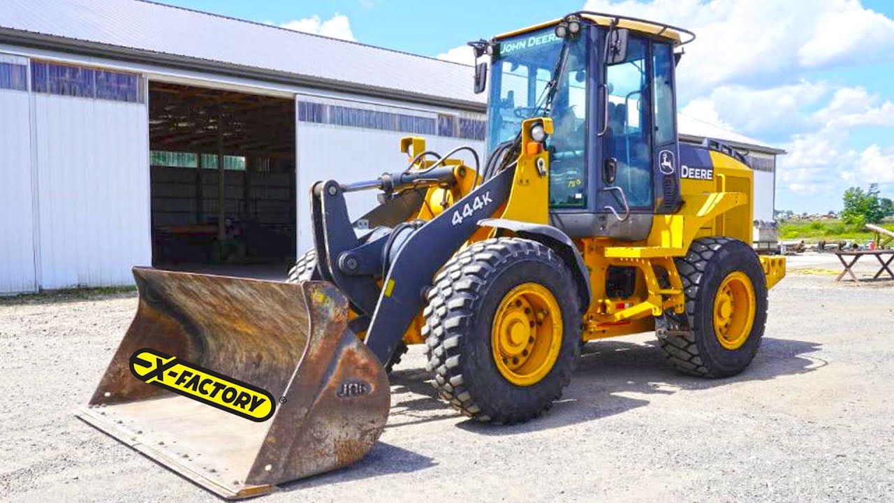 JOHN DEERE 444K WHEEL LOADER - YouTube