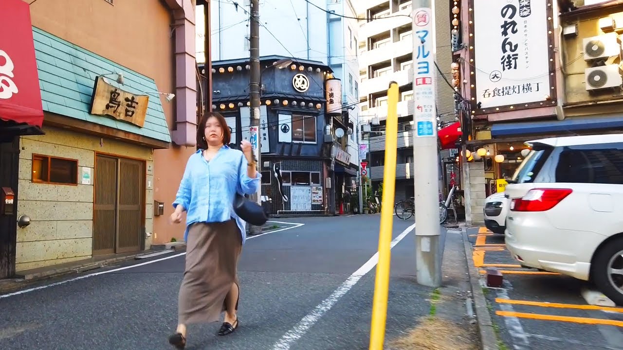 Tokyo Walk - North area of Otsuka Station. Scenery with streetcar - May ...