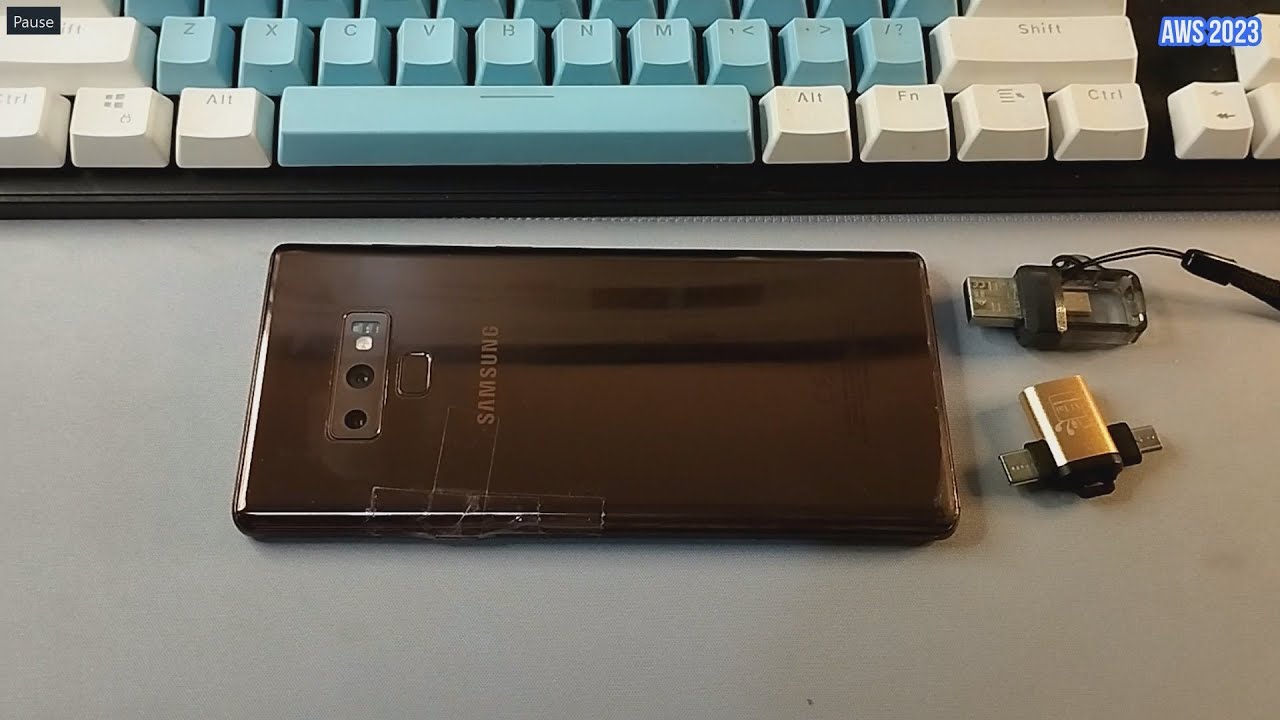 CARA MENGGUNAKAN FITUR USB OTG PADA SAMSUNG GALAXY NOTE 9 - YouTube