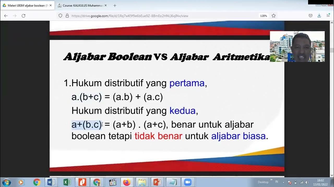 Pert 2 Aljabar Boolean - YouTube