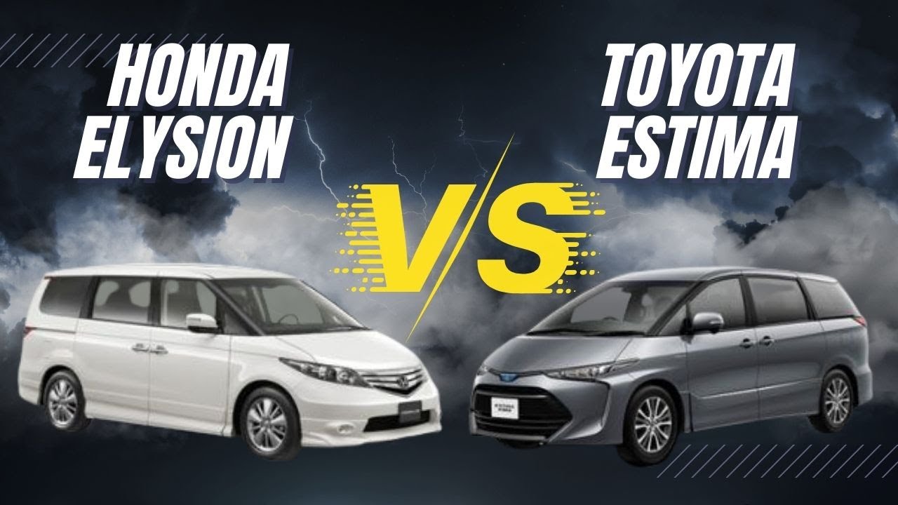 Honda Elysion vs Toyota Estima - YouTube