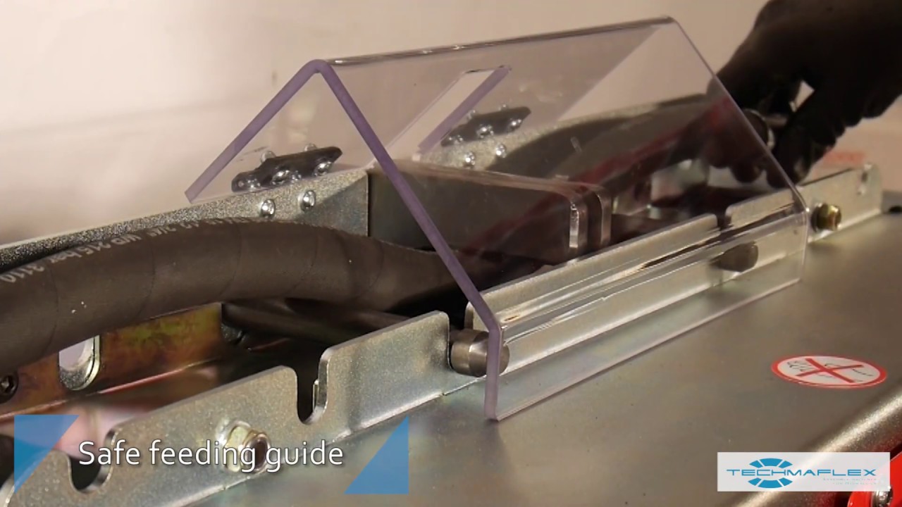 Techmaflex S CUT 30 L Hose cutting saw - YouTube