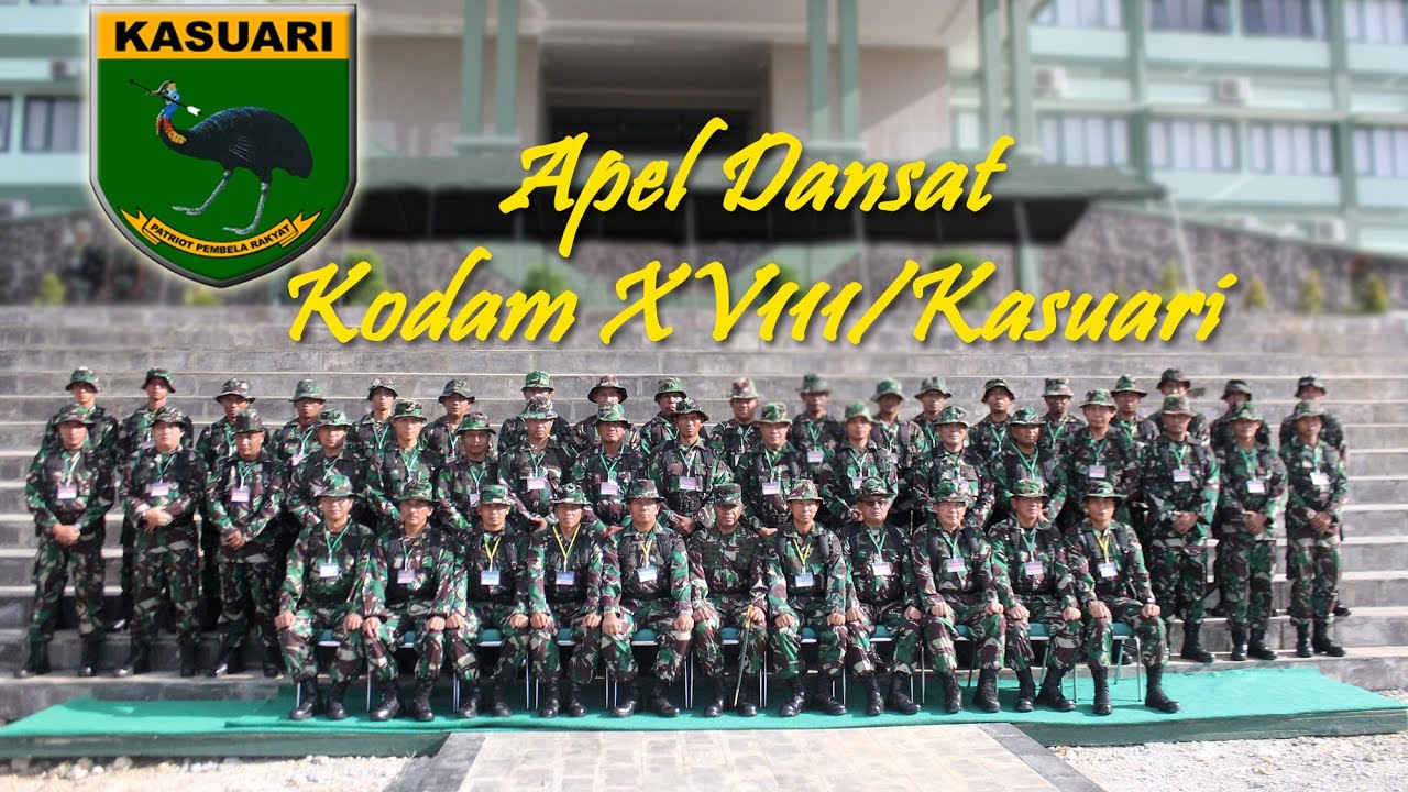 Apel Dansat Kodam XVIII/Kasuari - YouTube