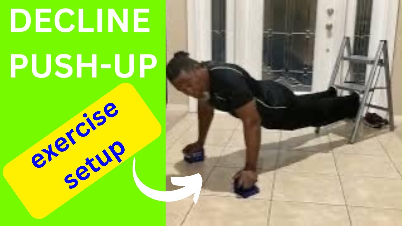 Decline pushup ((WORKOUT AT HOME)) - YouTube