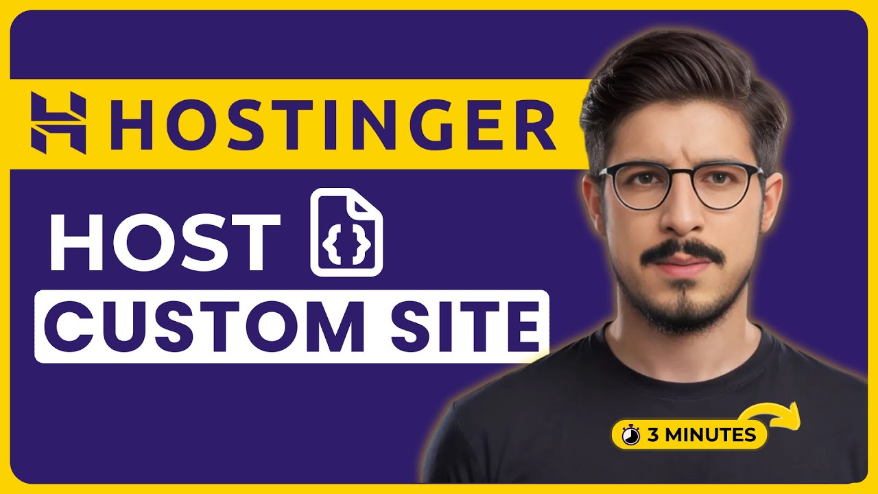 How To Host Coded Website On Hostinger 2025 | Host Custom HTML , PHP , React , Website on ...