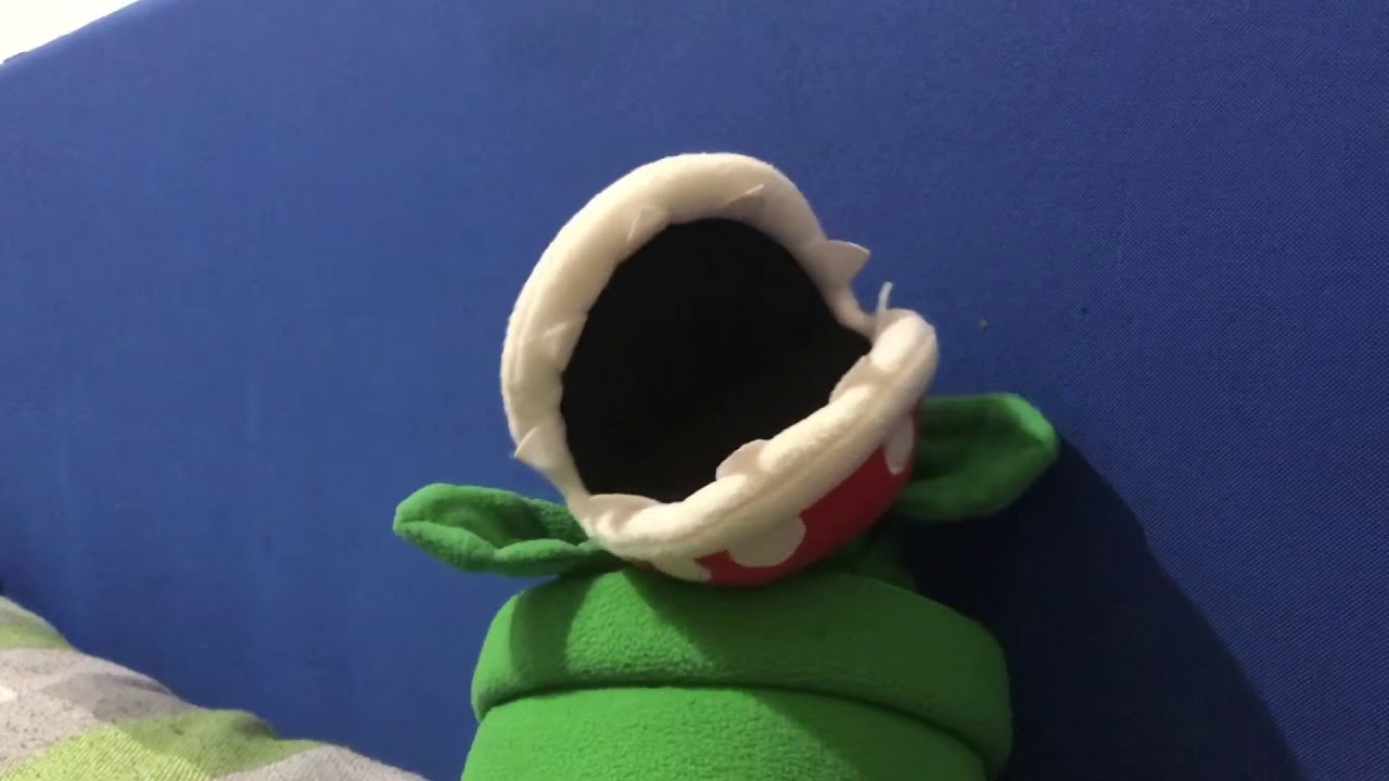 I bought this piranha plant puppet aaand... - YouTube