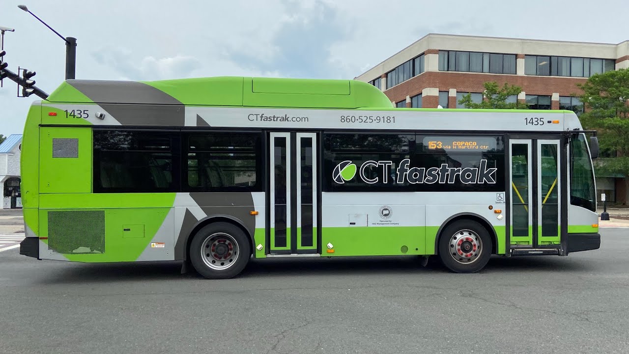 New Routing | CTFastrak #1435 on the 153 - YouTube