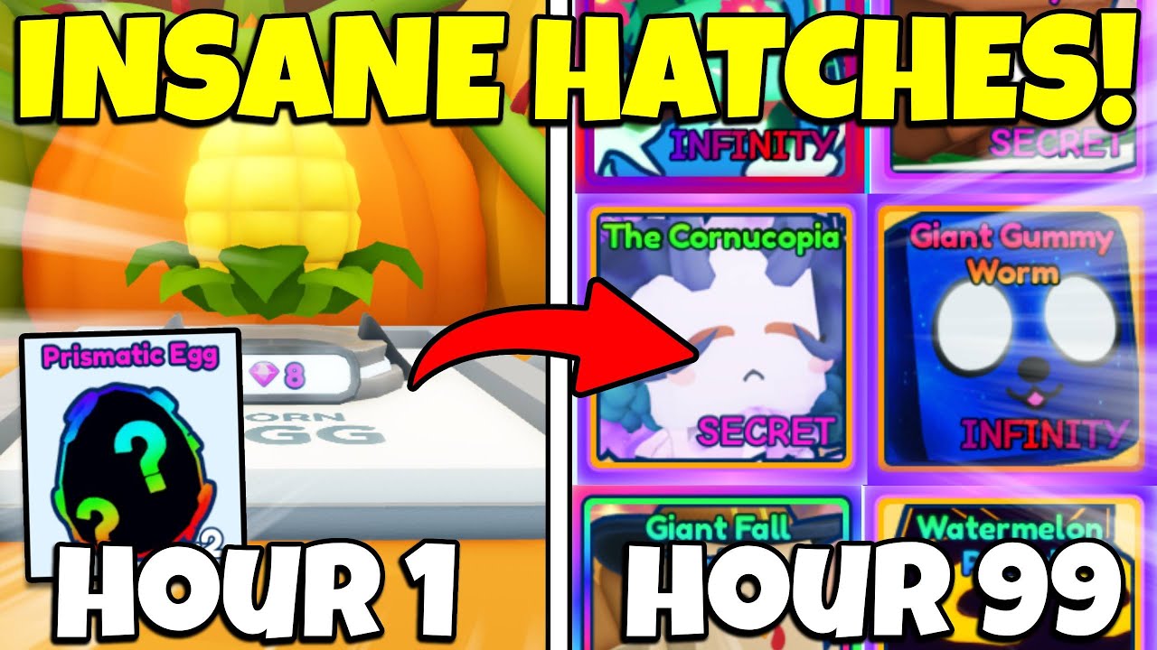 I HATCHED 200+ SECRETS THIS WEEK IN BUBBLE GUM SIMULATOR INFINITY ...