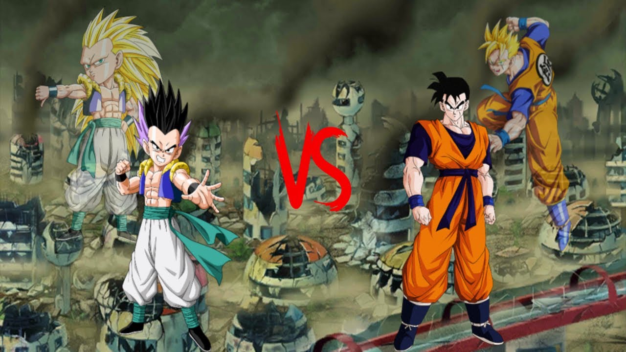 DBSCG: Gotenks vs Future Gohan - YouTube