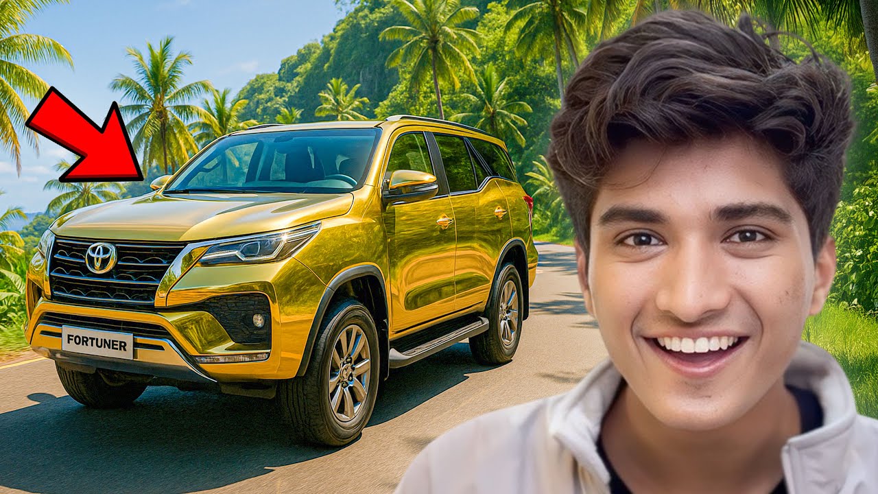 Driving BRAND NEW GOLDEN FORTUNER🤩 - YouTube